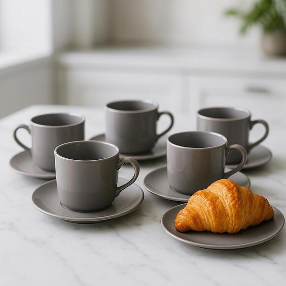 Mikasa | Dining | Mikasa Japan Vintage 98s Color Classics Charcoal Gray ...
